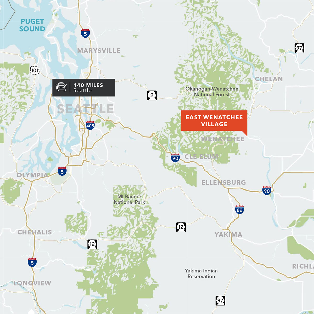 East Wenatchee Village | 460 Rock Island Road, East Wenatchee, WA